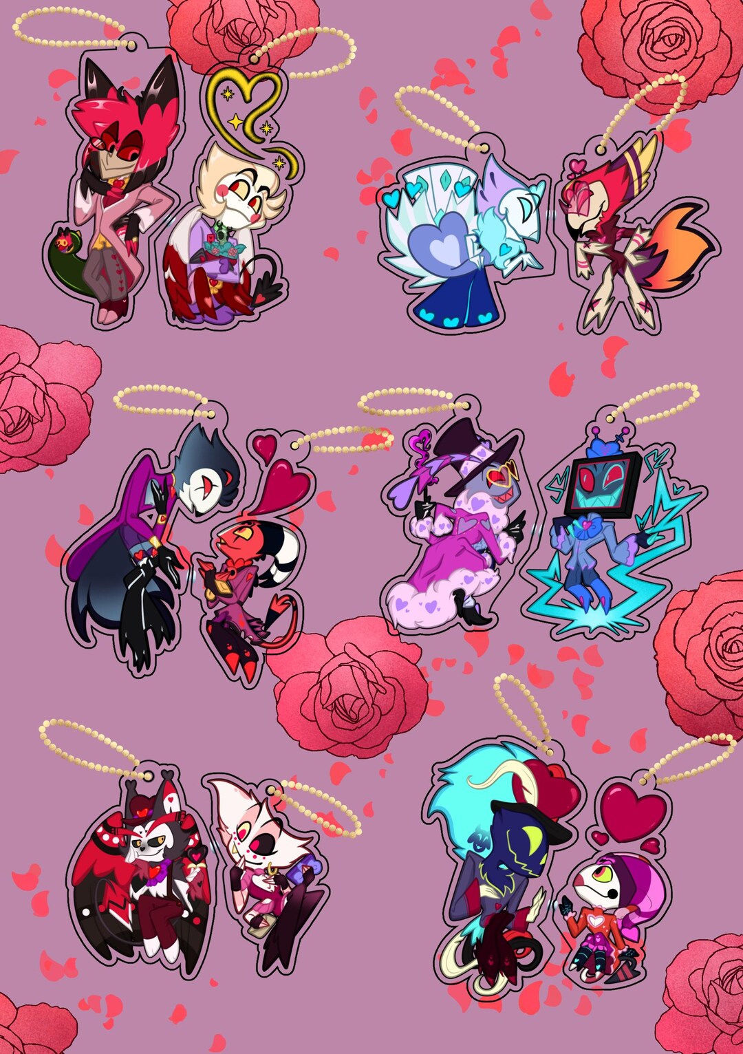 Ship Valentine's Day Magnetic Keychains LIMITED STOCK - Etsy