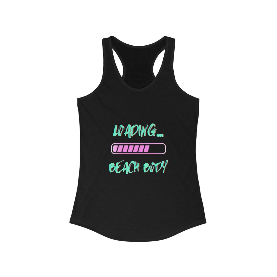 Miami Vice Vibe Tank: Beach Body Athletic Wear for Stylish Women - Etsy