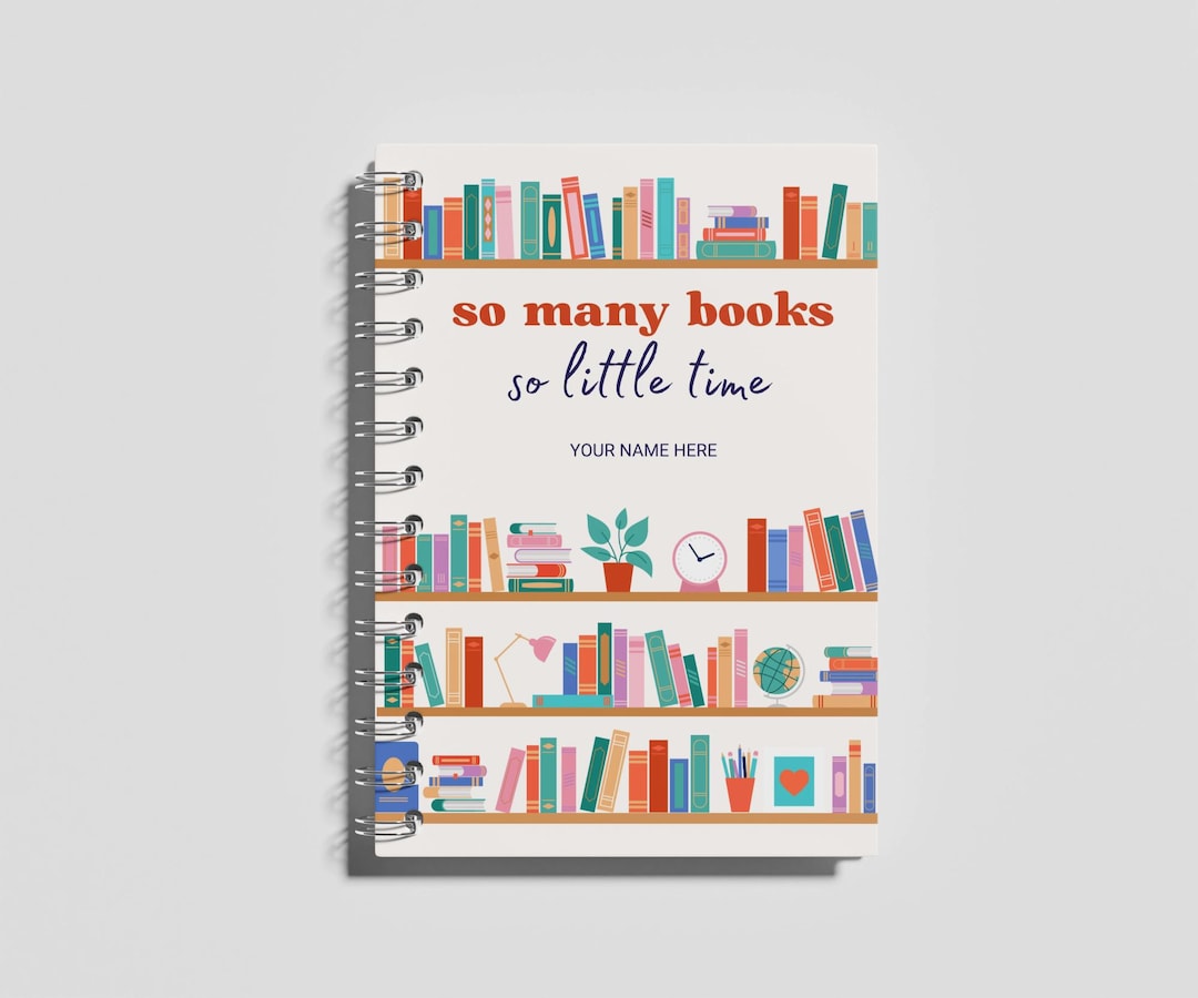 Custom Reading Journal – Book Lover Gift – TBR Log Notebook ...