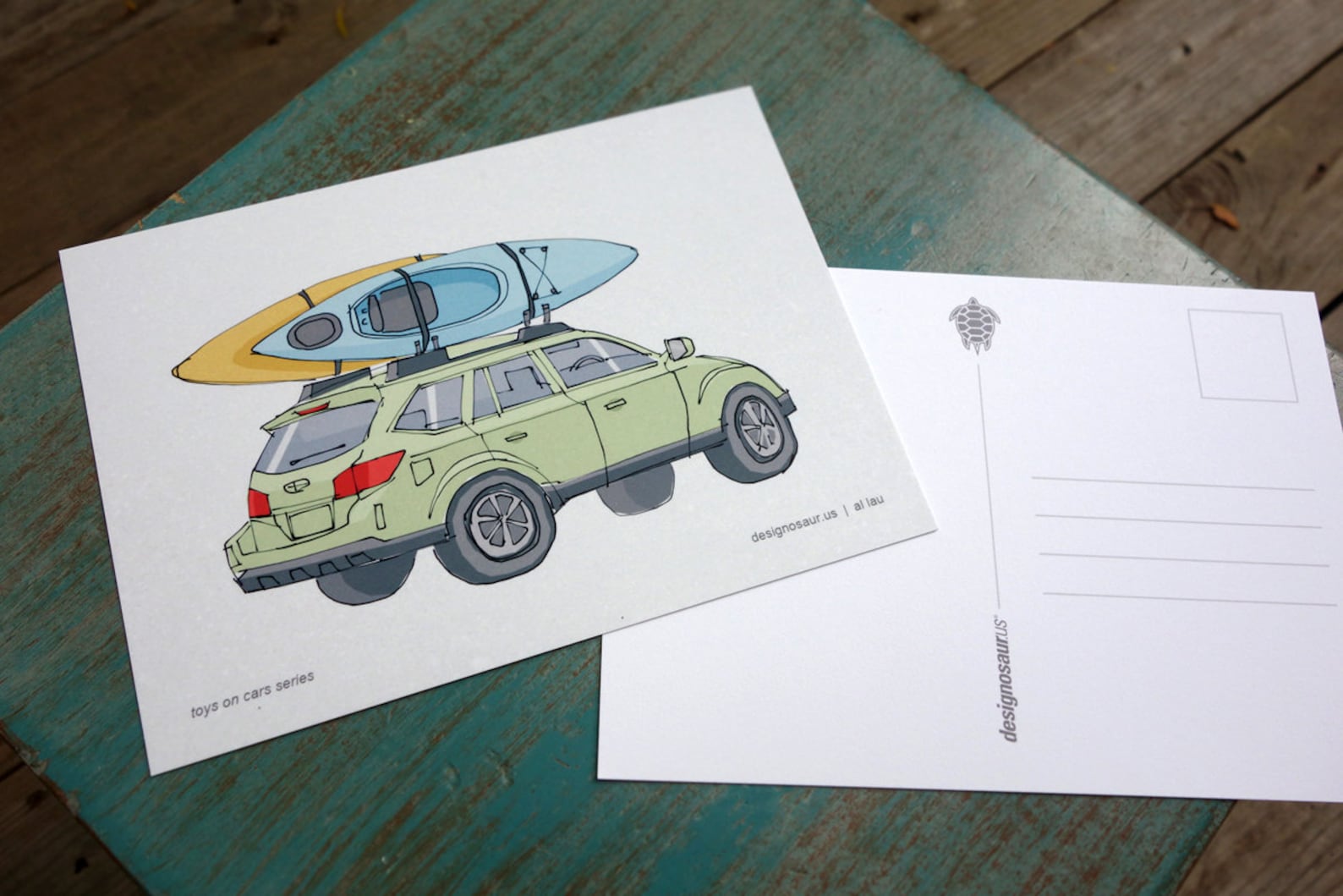 Road Trip Postcards (set of 4) - Etsy Sweden