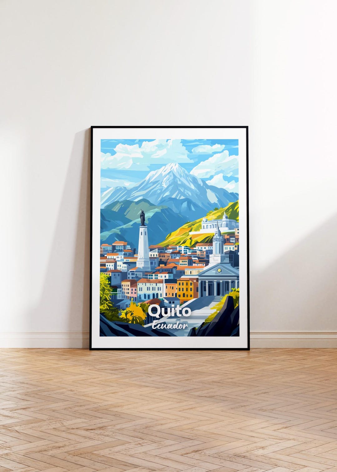 Quito Travel Print - Ecuador, Quito Artwork, Ecuador Poster, Wedding ...