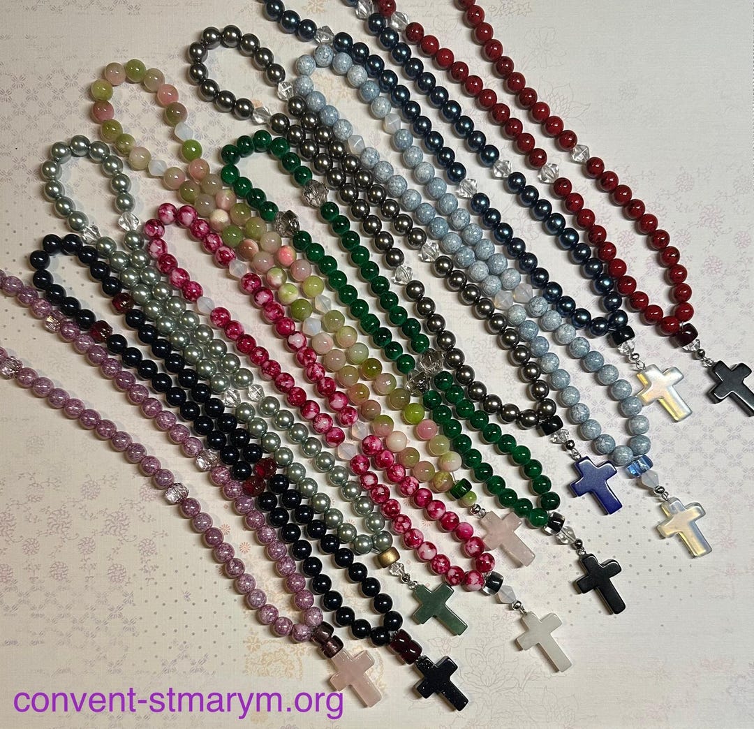 USA Monastery 50/30-bead (glass/stone) Orthodox Prayer Rope for the ...