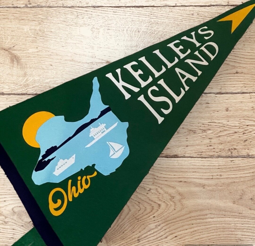 Kelleys Island Pennant - Etsy