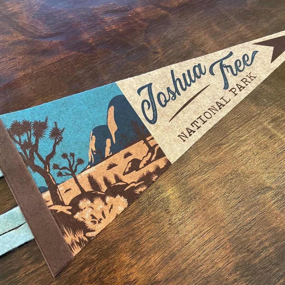 Joshua Tree National Park Pennant - Etsy
