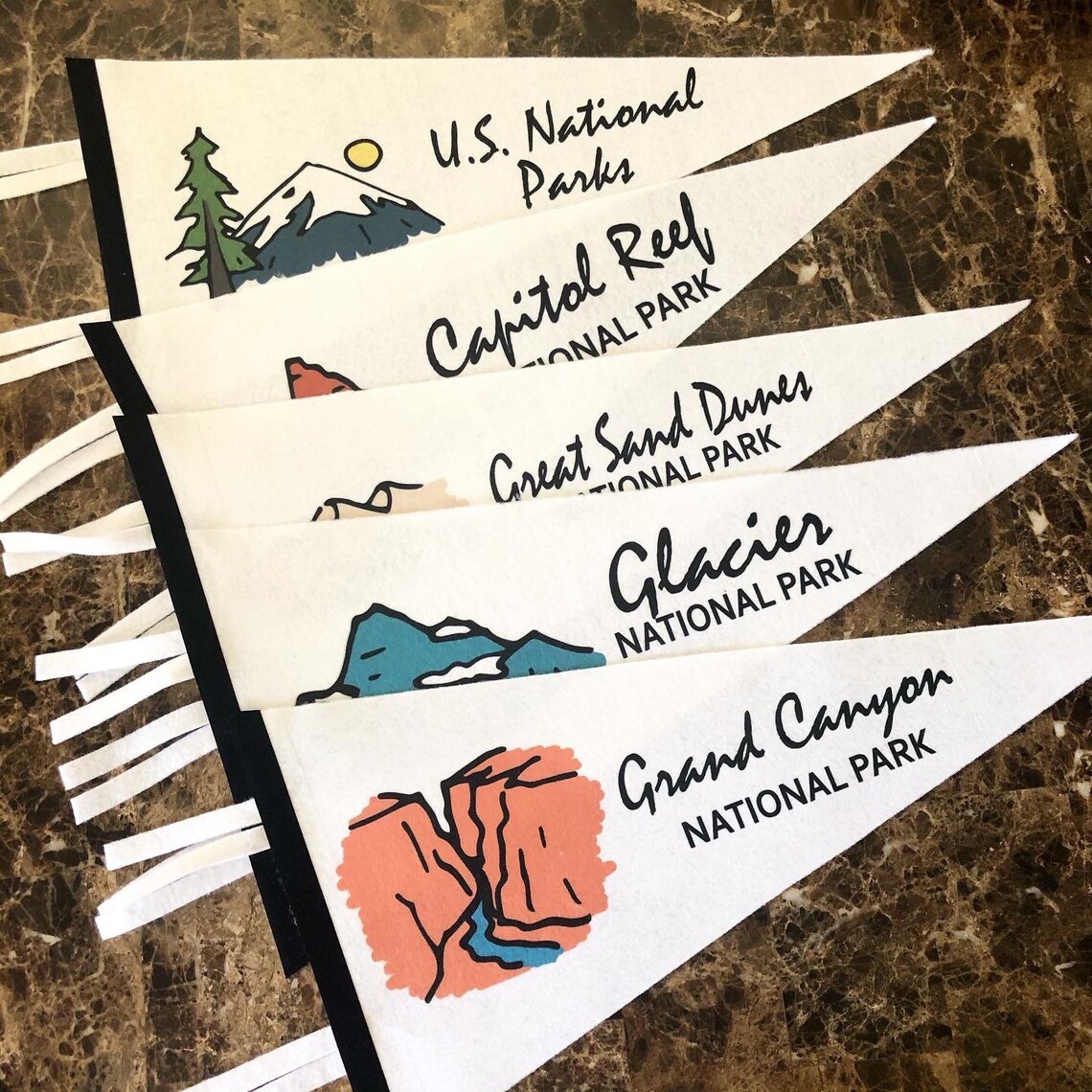 National Park Pennants | Etsy