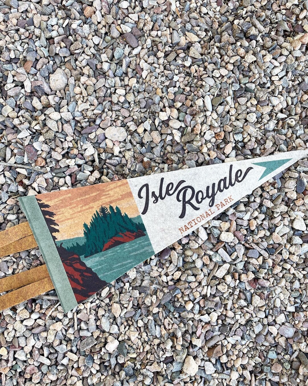 Isle Royale National Park Pennant - Etsy