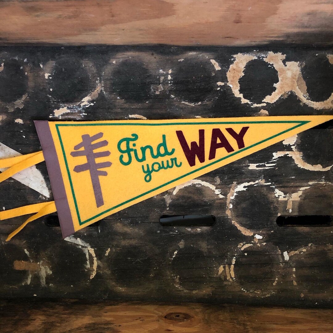 Find Your Way Pennant - Etsy