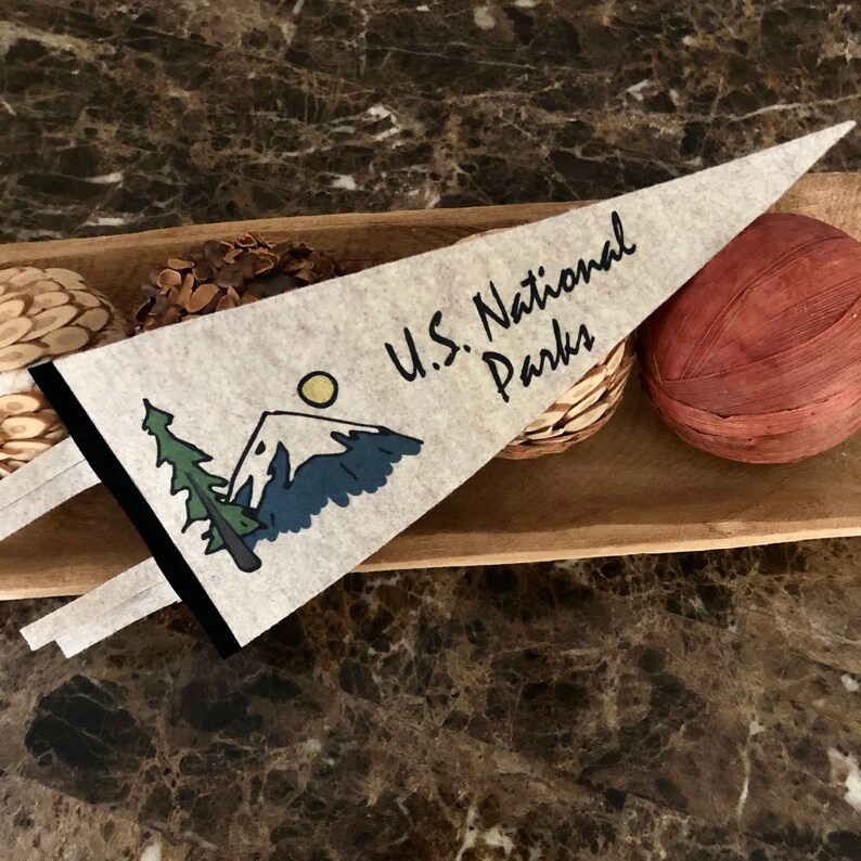 National Park Pennants - Etsy