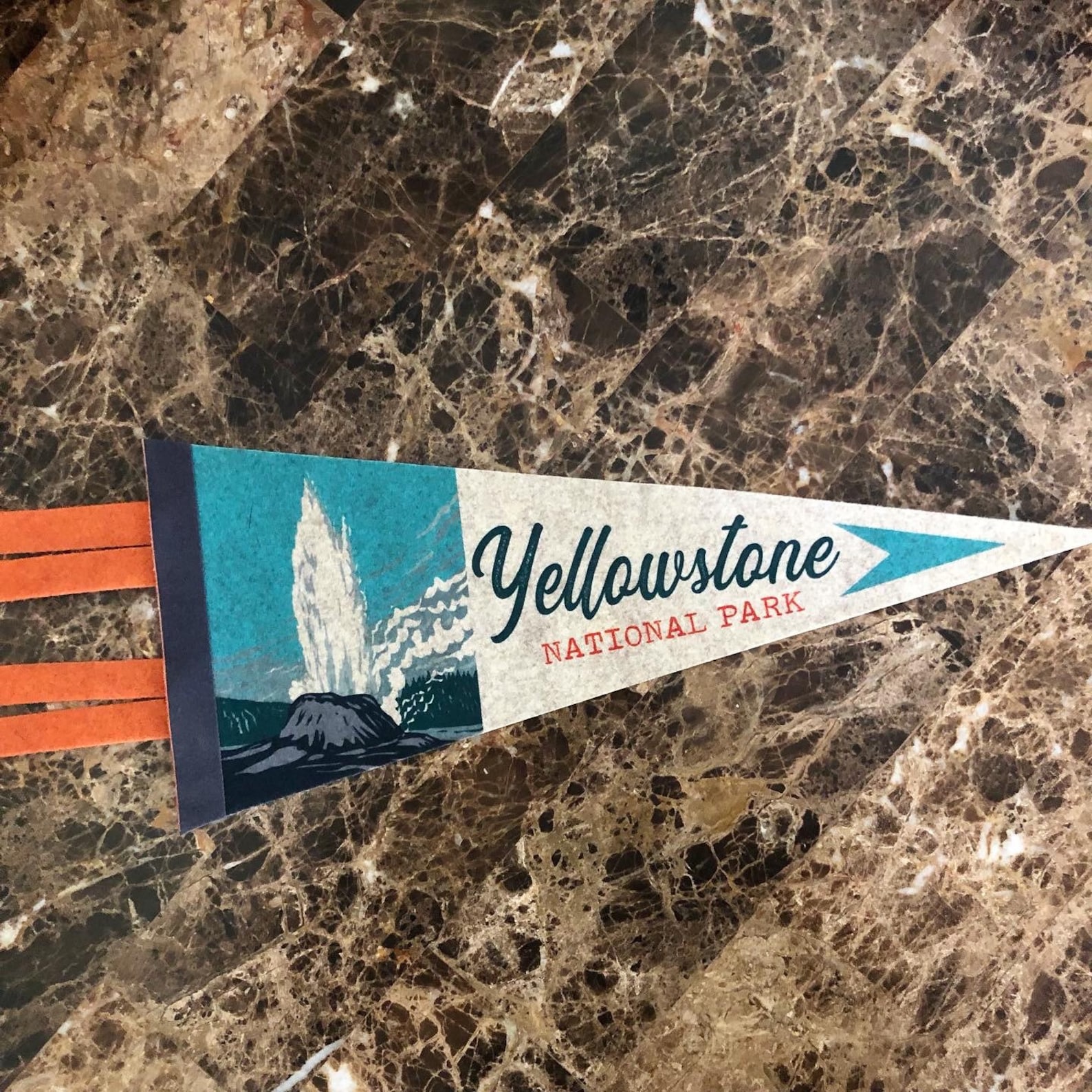 Yellowstone National Park Pennant - Etsy