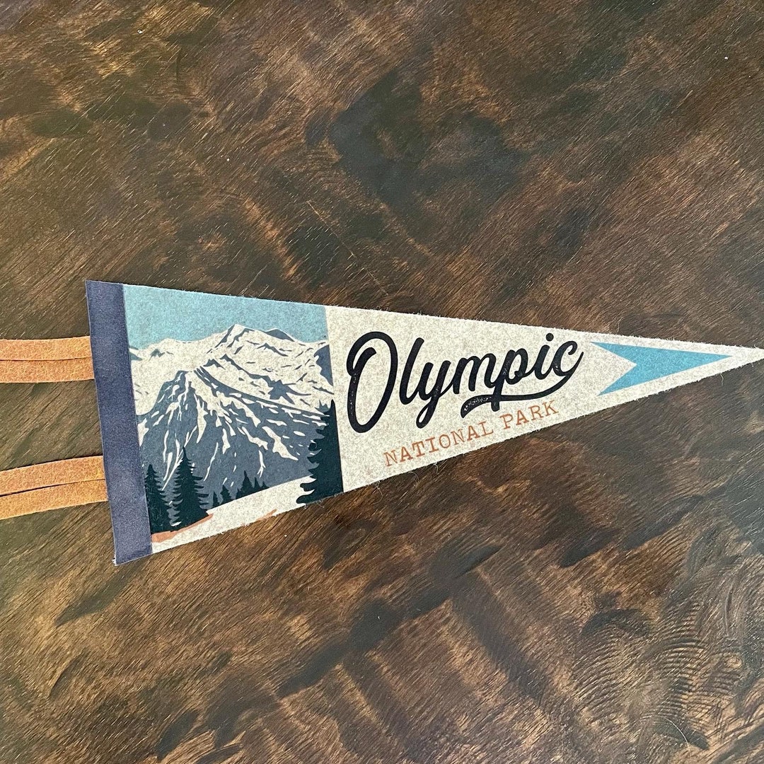 Olympic National Park Pennant - Etsy