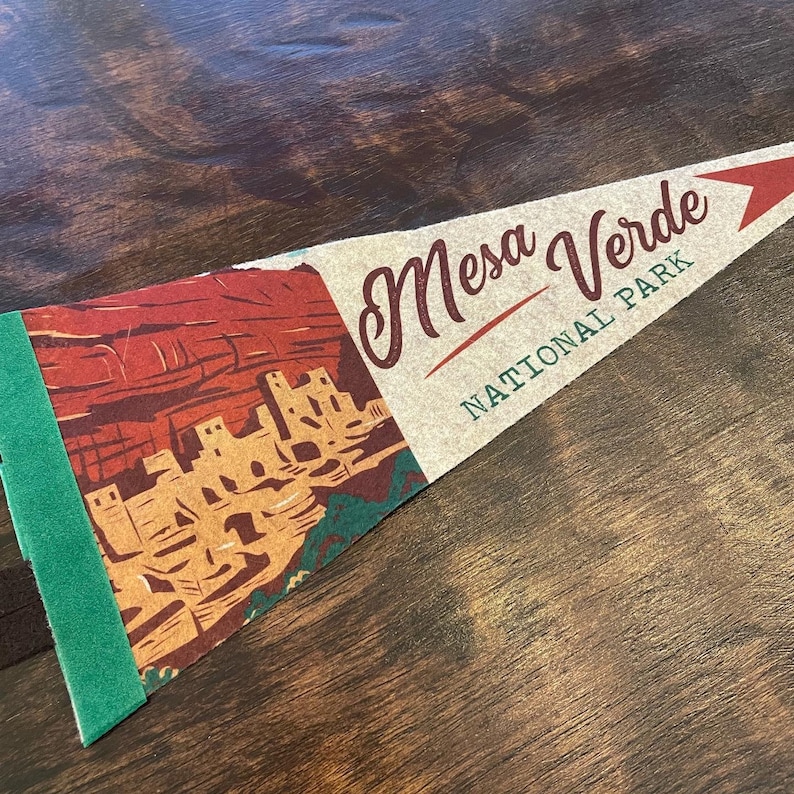 Mesa Verde National Park Pennant - Etsy