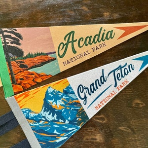 Grand Teton National Park Pennant - Etsy
