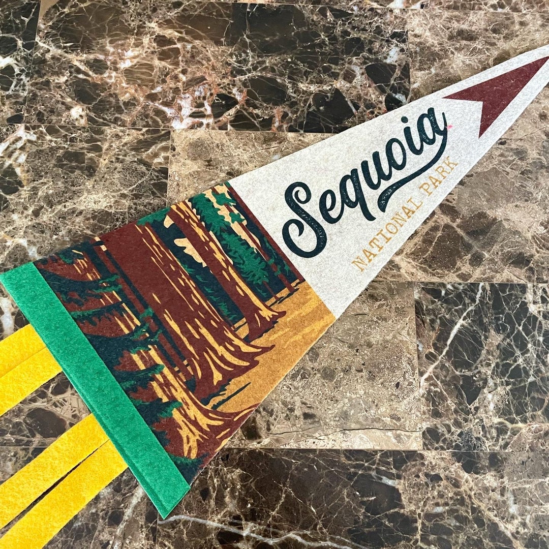 Sequoia National Park Pennant - Etsy