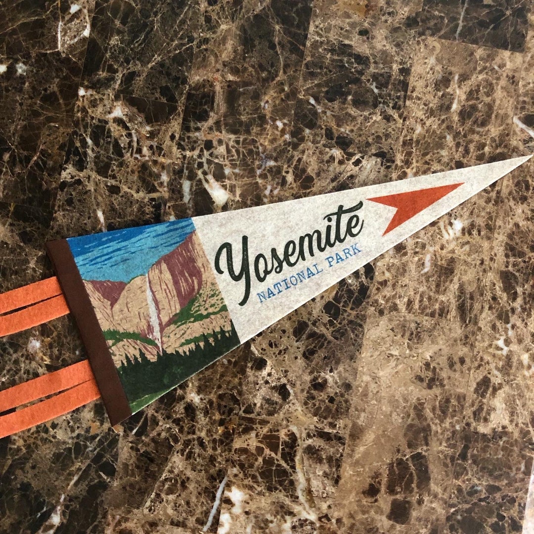 Yosemite National Park Pennant - Etsy