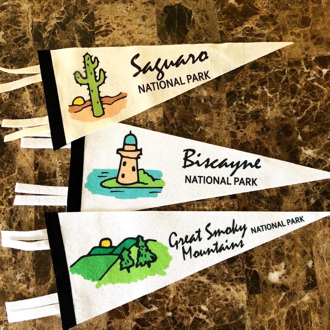 National Park Pennants | Etsy