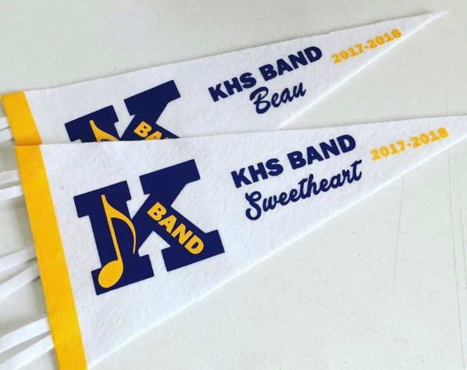 Custom Small Pennant - Etsy