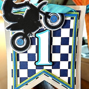 Customizable Dirt Bike Birthday Banner - Etsy