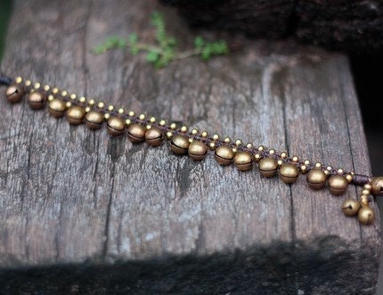 Brass Bell Bracelet - Etsy
