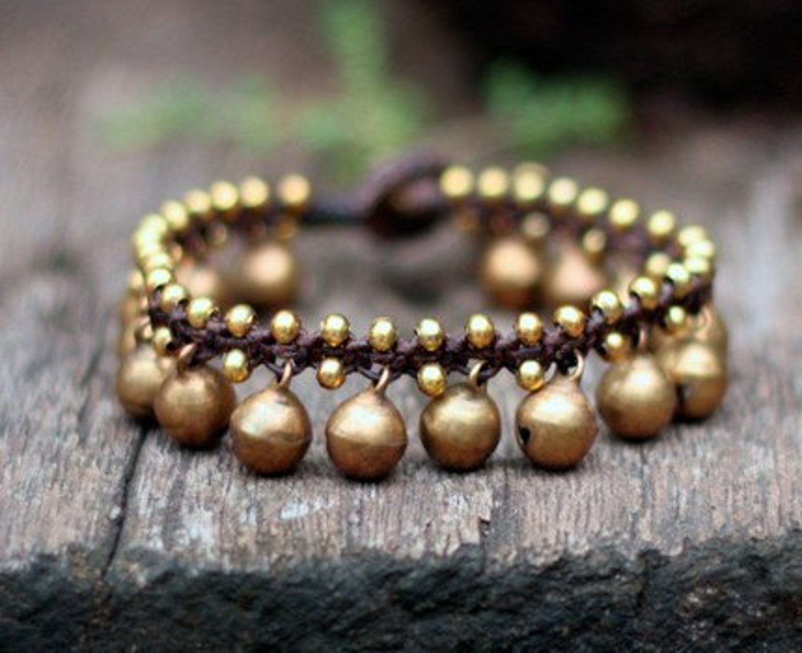 Brass Bell Bracelet - Etsy