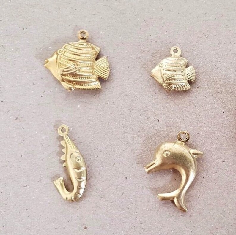 Dolphin Brass Chains Women Bracelet Anklet, for Her, for Kids, Gifts ...