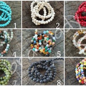 One Line Beaded Silver Bracelet, Simple Beaded Bracelet, Women Bracelet ...