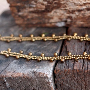 Brass Bell Chain Necklace - Etsy