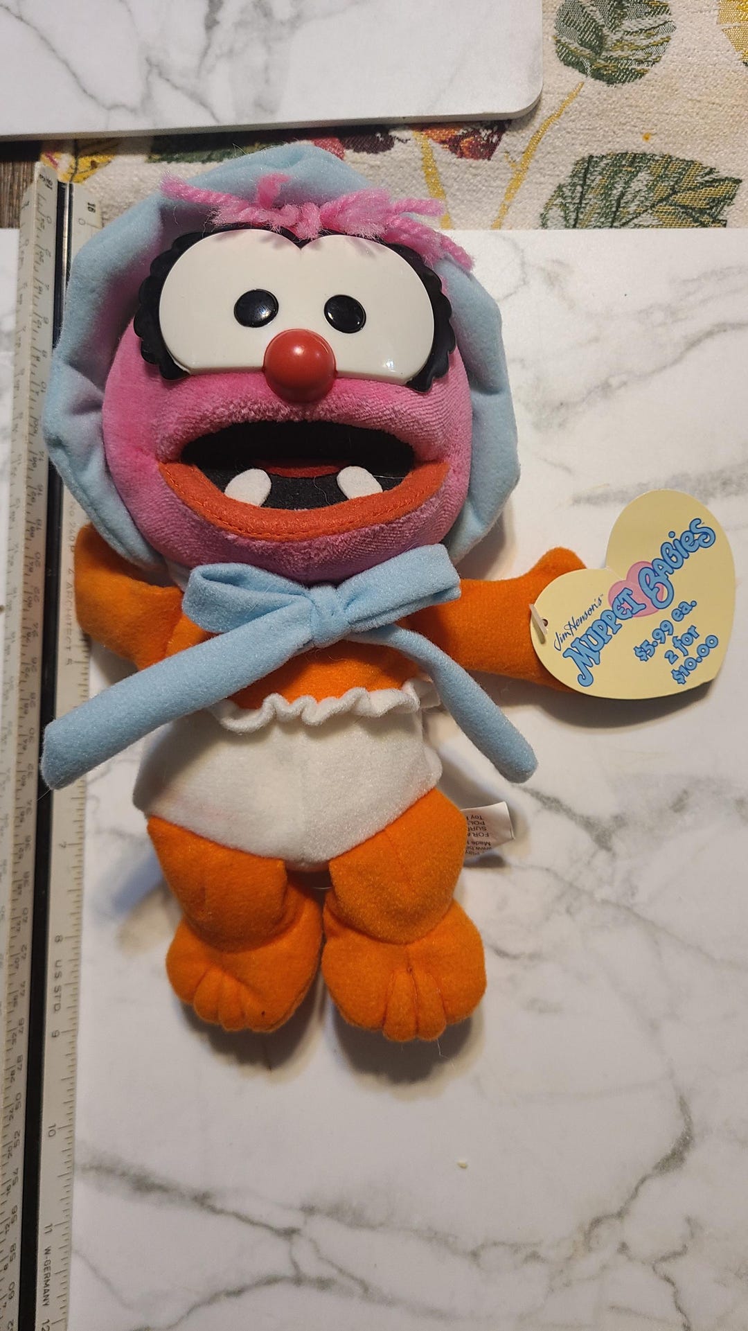 Jim Henson Muppet Babies Plush Animal Doll Vintage TOY PLAY 1980s - Etsy