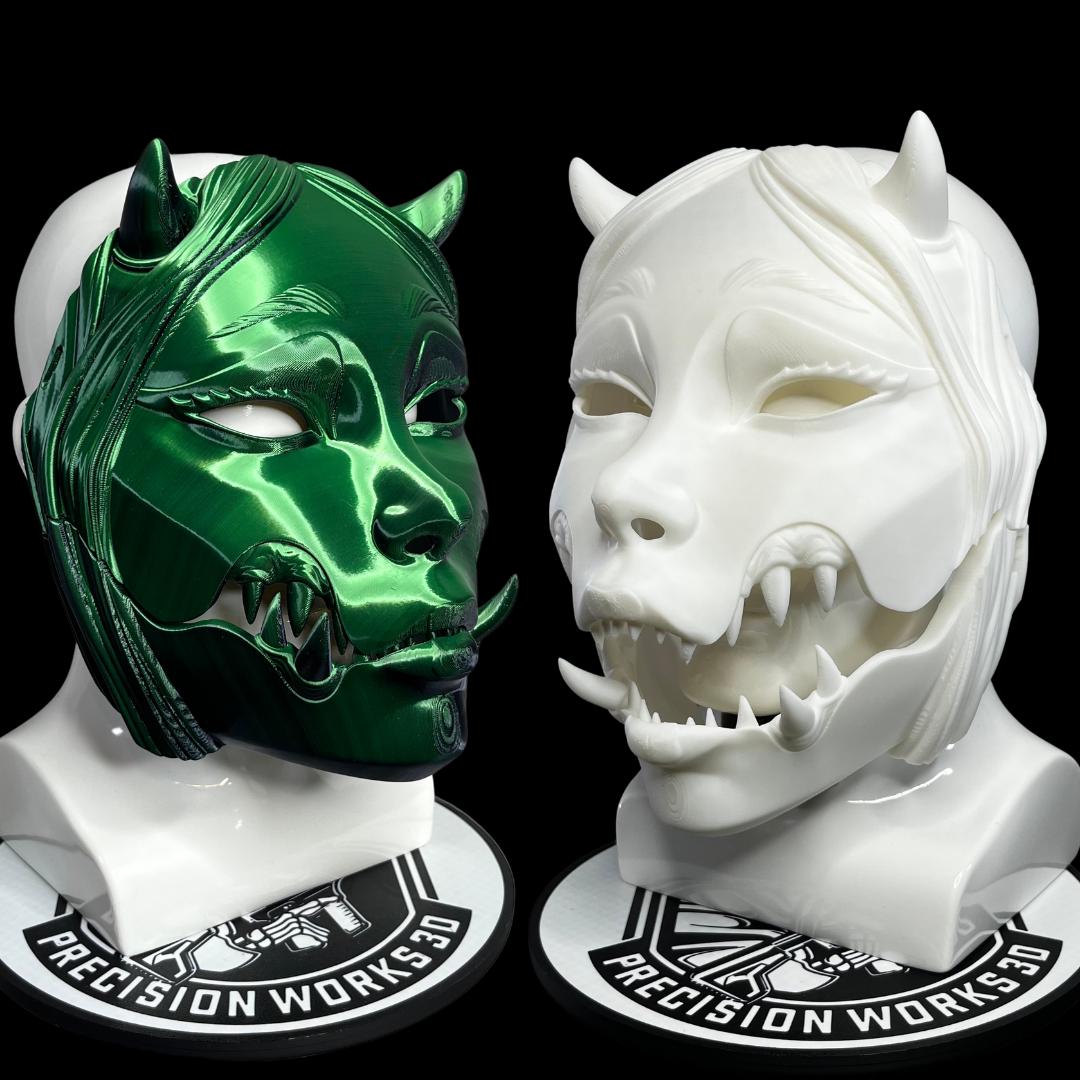 Geisha - Kuchisake Onna Mask | Japanese Folklore Inspired Face Mask ...