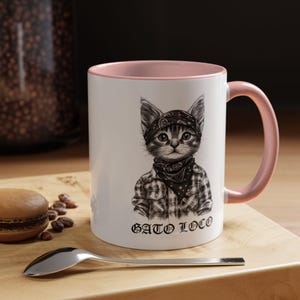 Gato Loco Cholo Cat Mug by Cholonerd | Chicano Mexican-american Art ...