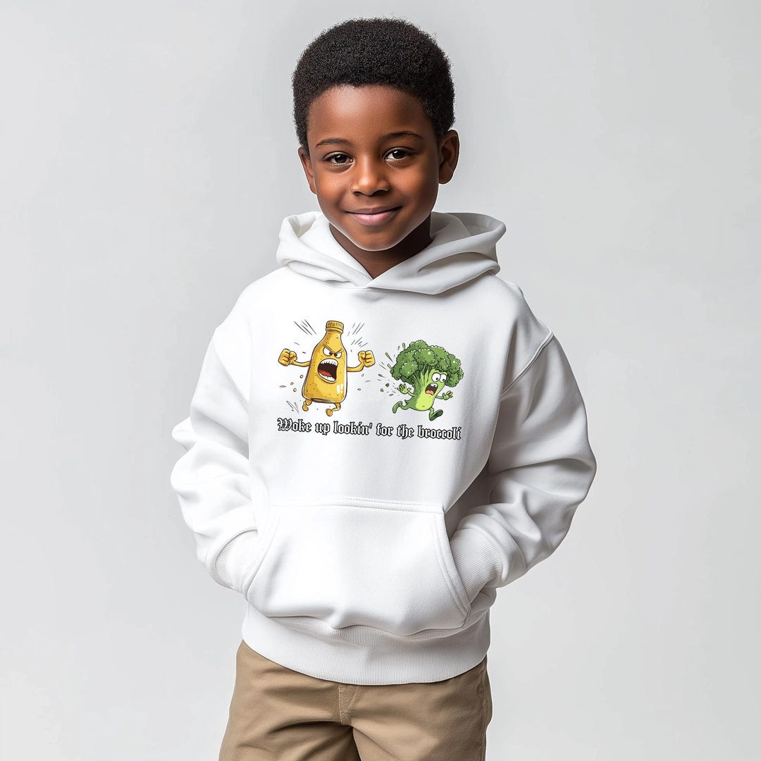 Squabble up Mustard Woke up Lookin for the Broccoli Children's Heavy ...