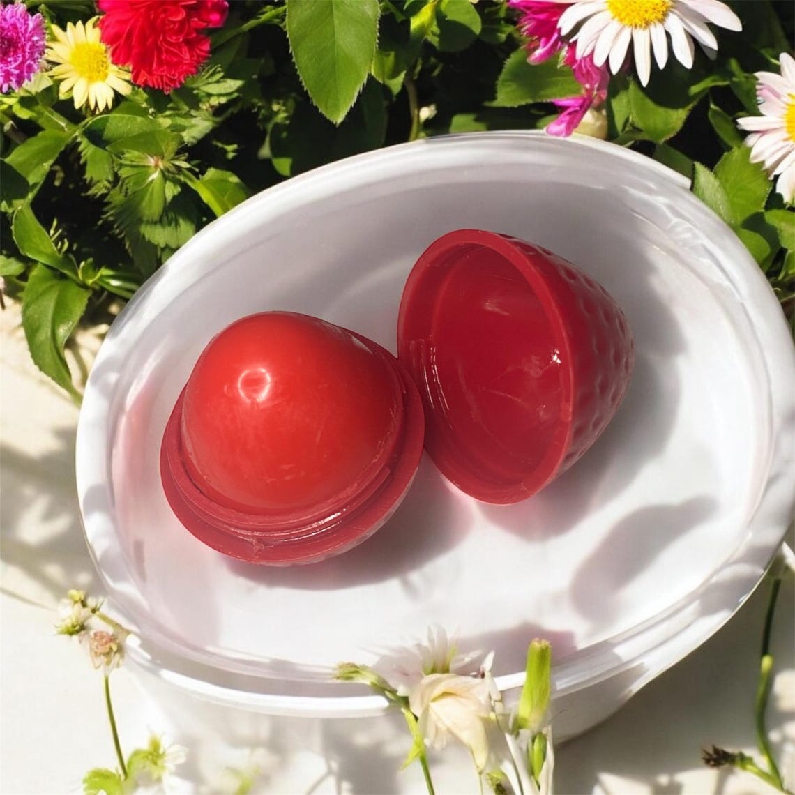 Strawberry Shaped Novelty Lip Balm - Etsy