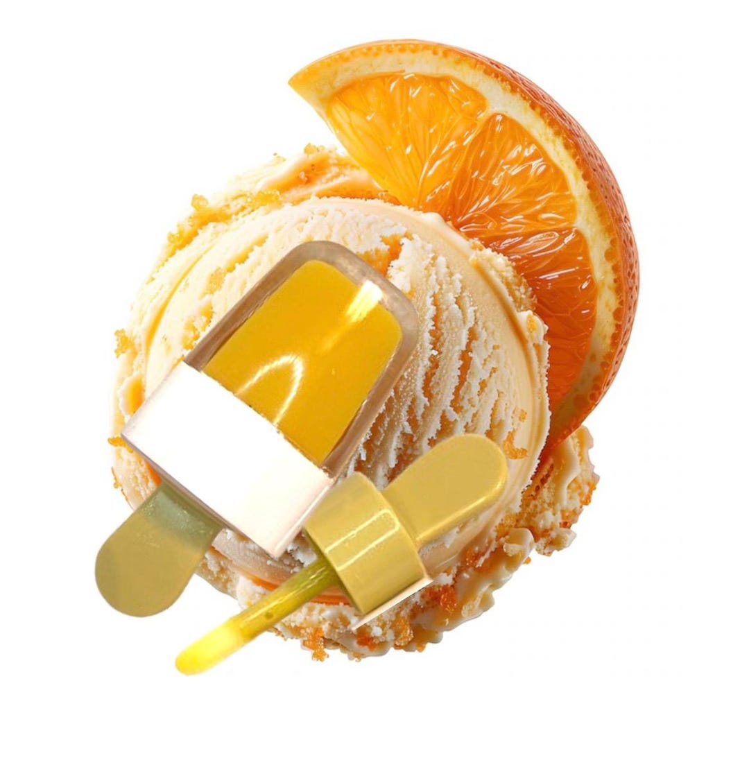 Orange Creamsicle Novelty Popsicle Ice Cream Shaped Lip Gloss (8ml) - Etsy