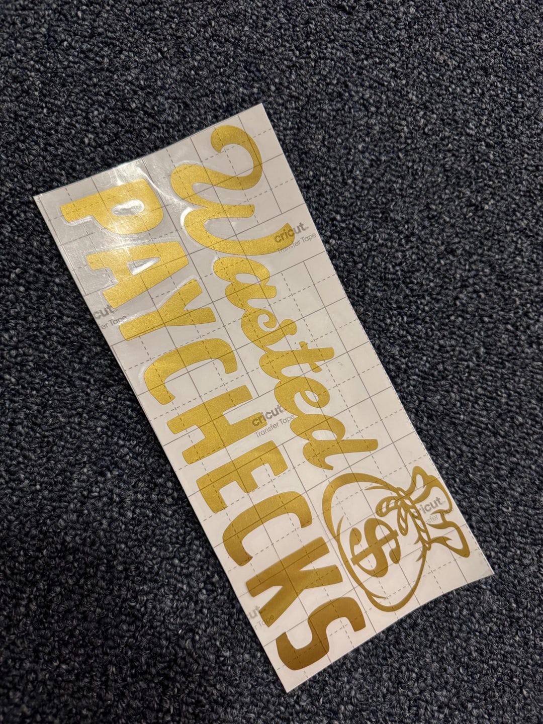 Wasted Paychecks Vinyl Sticker - Etsy