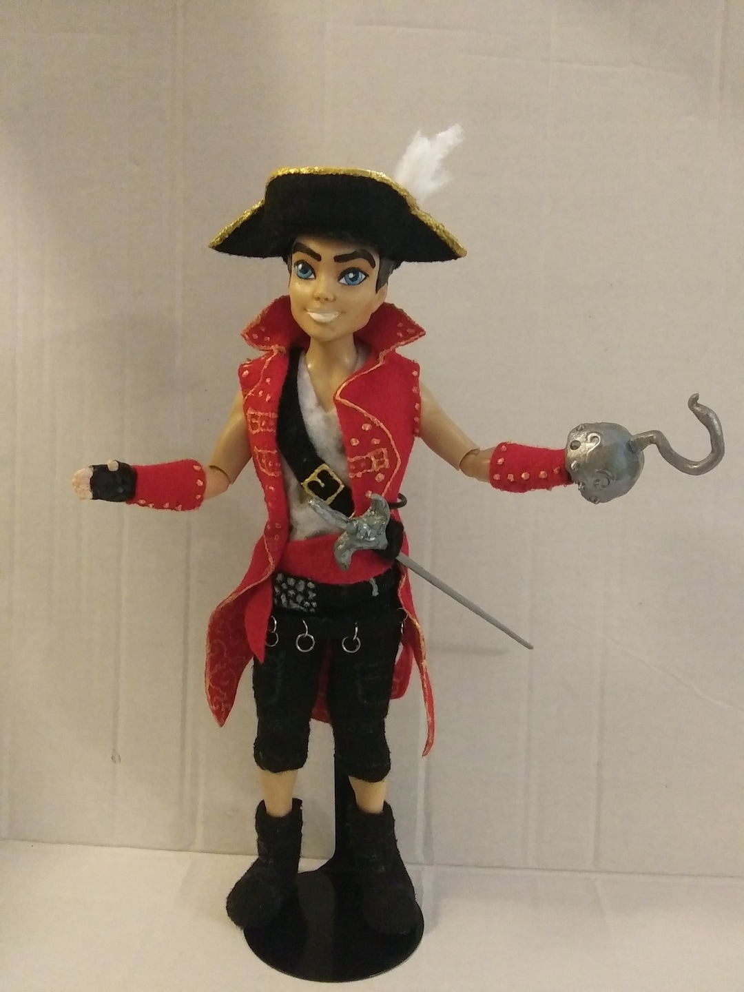Handmade Custom Doll Descendants Harry Hook- Son of Captain Hook - Etsy