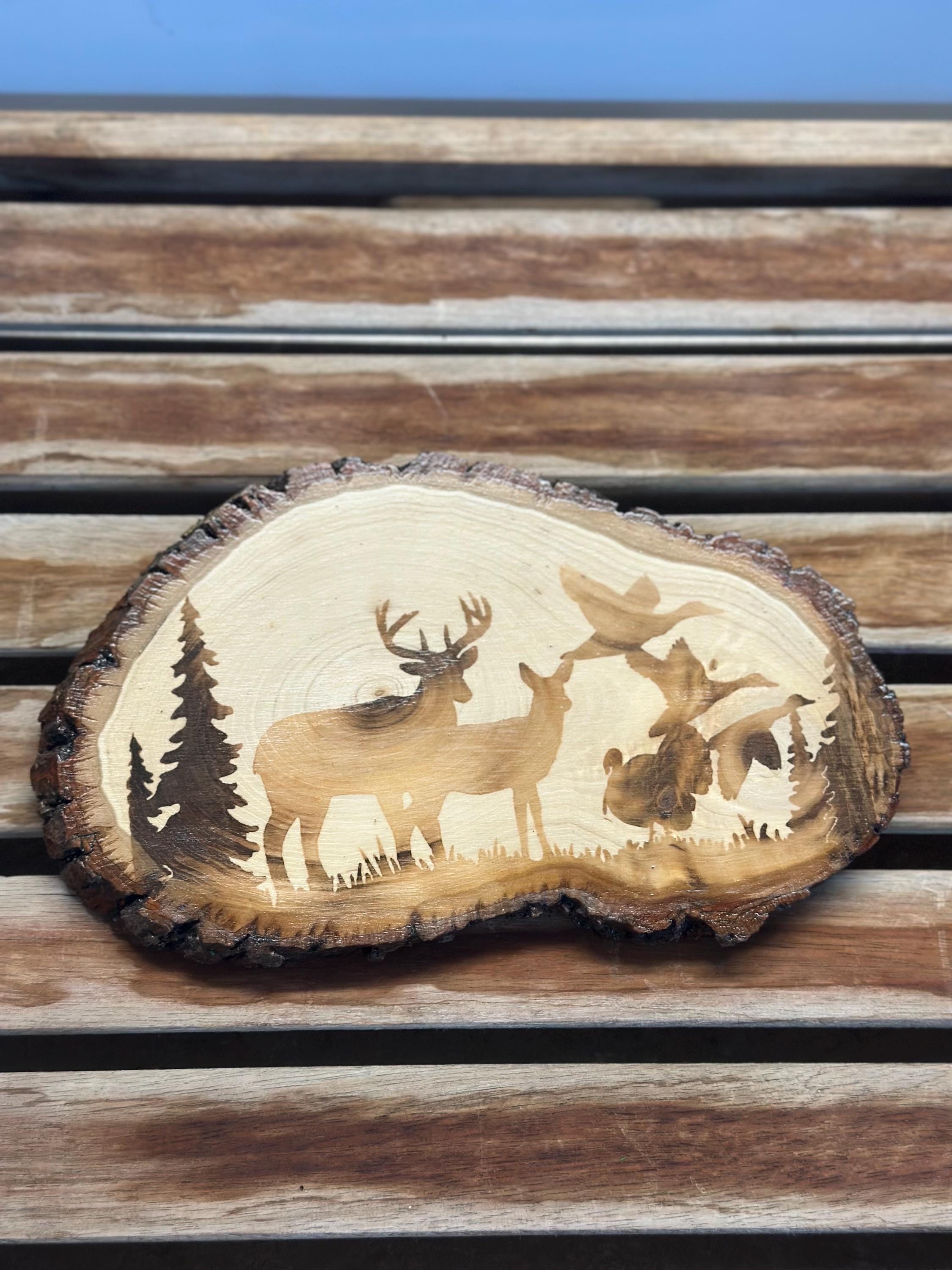 Burned Nature Scene - Etsy