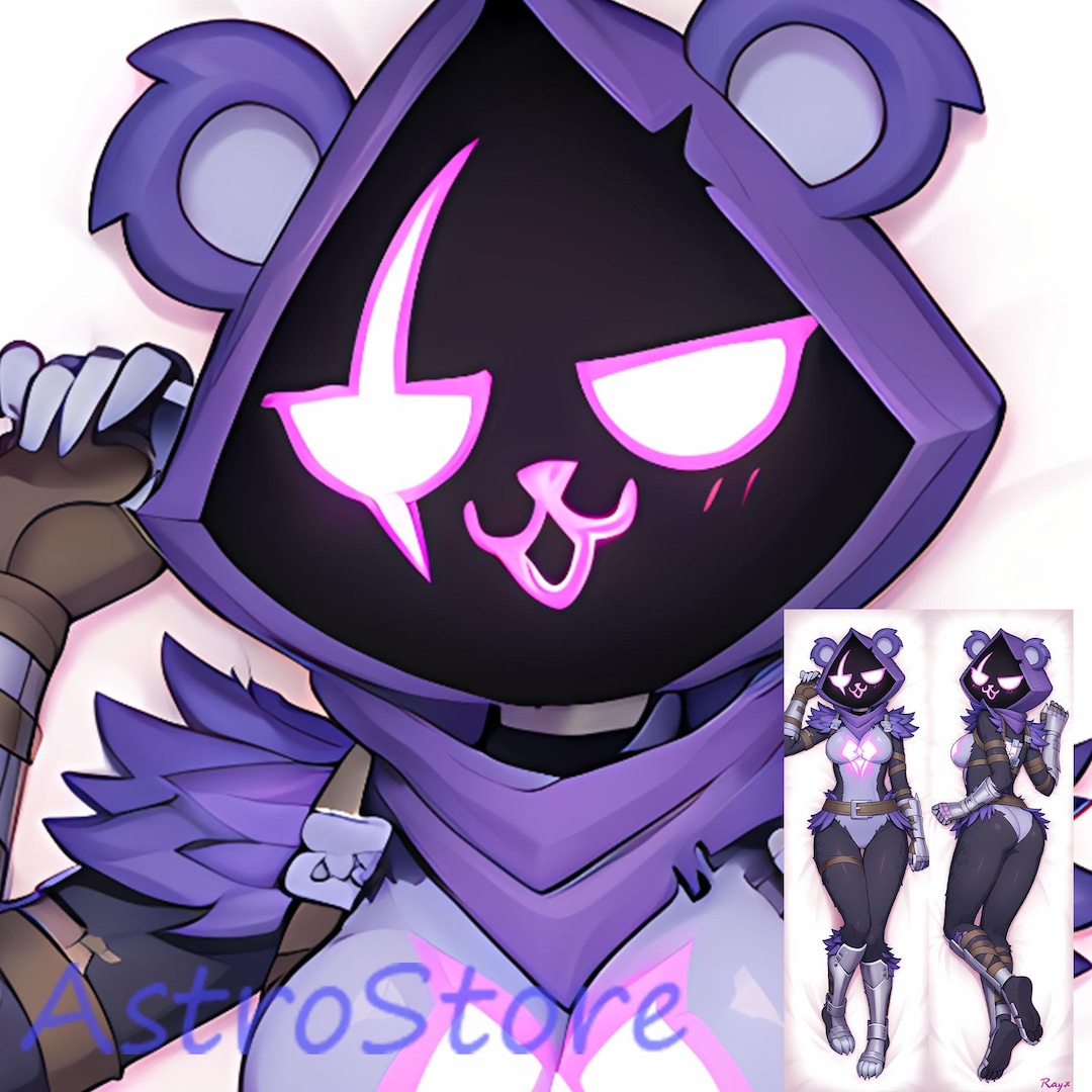 Raven Dakimakura, Furry, Pillow Cover, Fornite, Huggable Pillow ...
