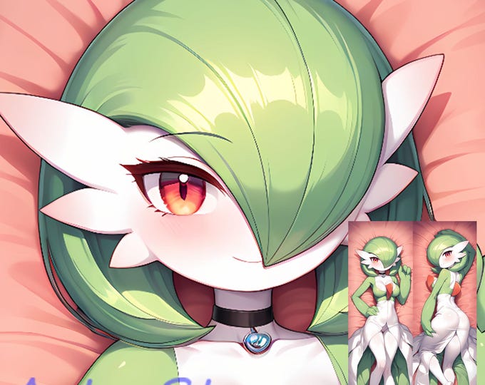 Gardevoir Dakimakura, Furry, Pillow Cover, Pokémon Dakimakura, Huggable Pillow, Ultimate Comfort ...