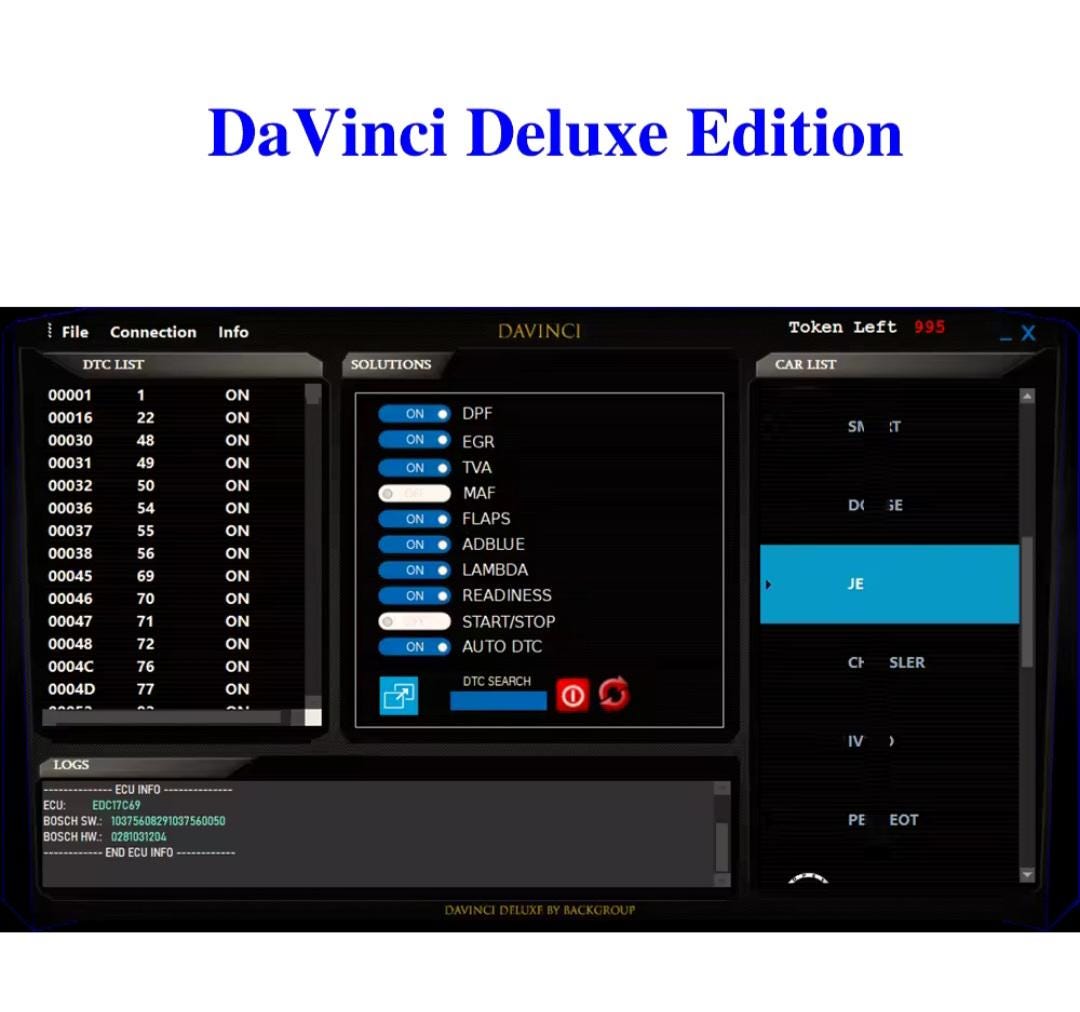 Davinci Dpf, Egr, Lambda, Off, - Etsy