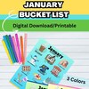 Dry January Tracker Coloring Sheet Printable - Etsy