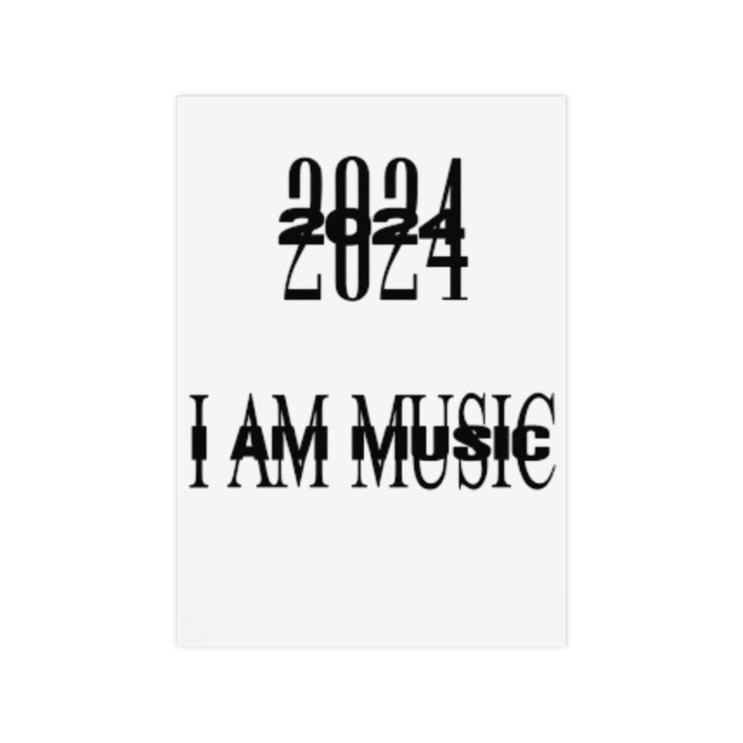 I AM MUSIC Poster | Playboi Carti Inspired Wall Art | Music Lover Decor ...