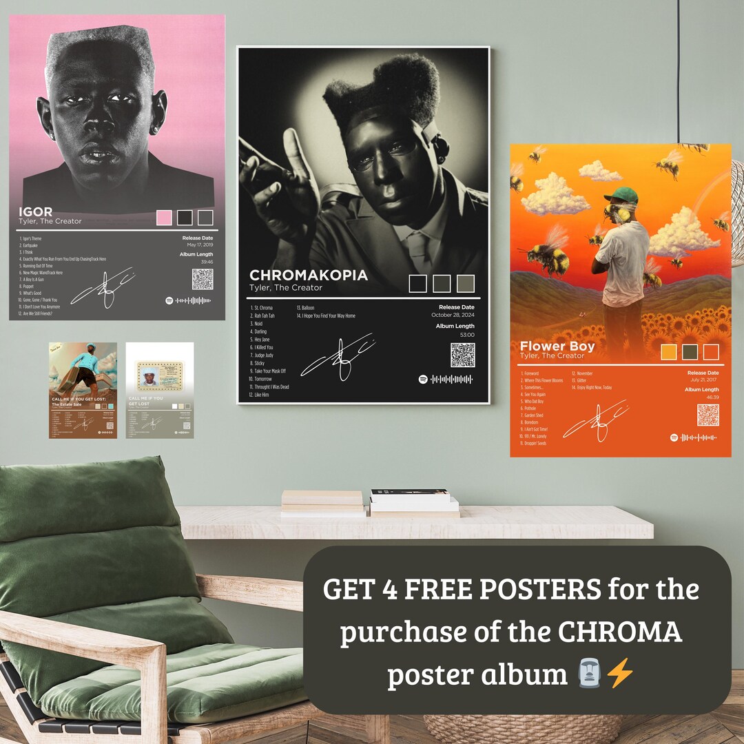 CHROMA POSTERGIFT 50% CyberEtsy, Trap Music Lover Poster, Fan Poster ...