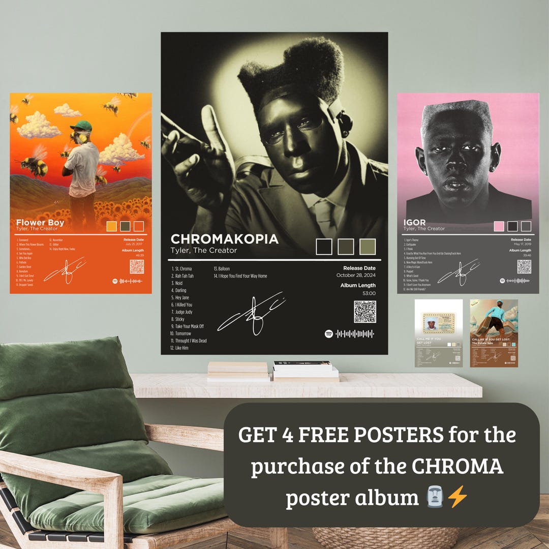 CHROMA POSTERGIFT 75% CyberEtsy, Trap Music Lover Poster, Fan Poster ...