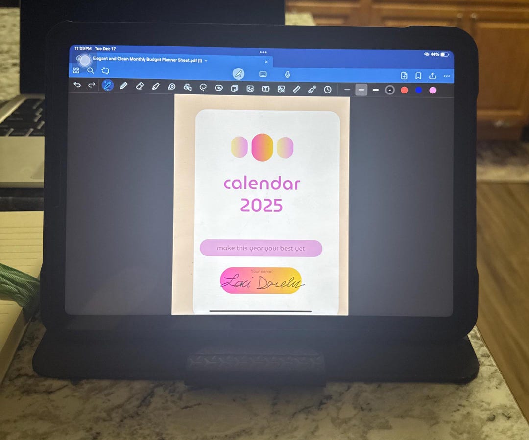 2025 Digital Budget Planner Calendar: Your All-in-one Tool for Managing ...