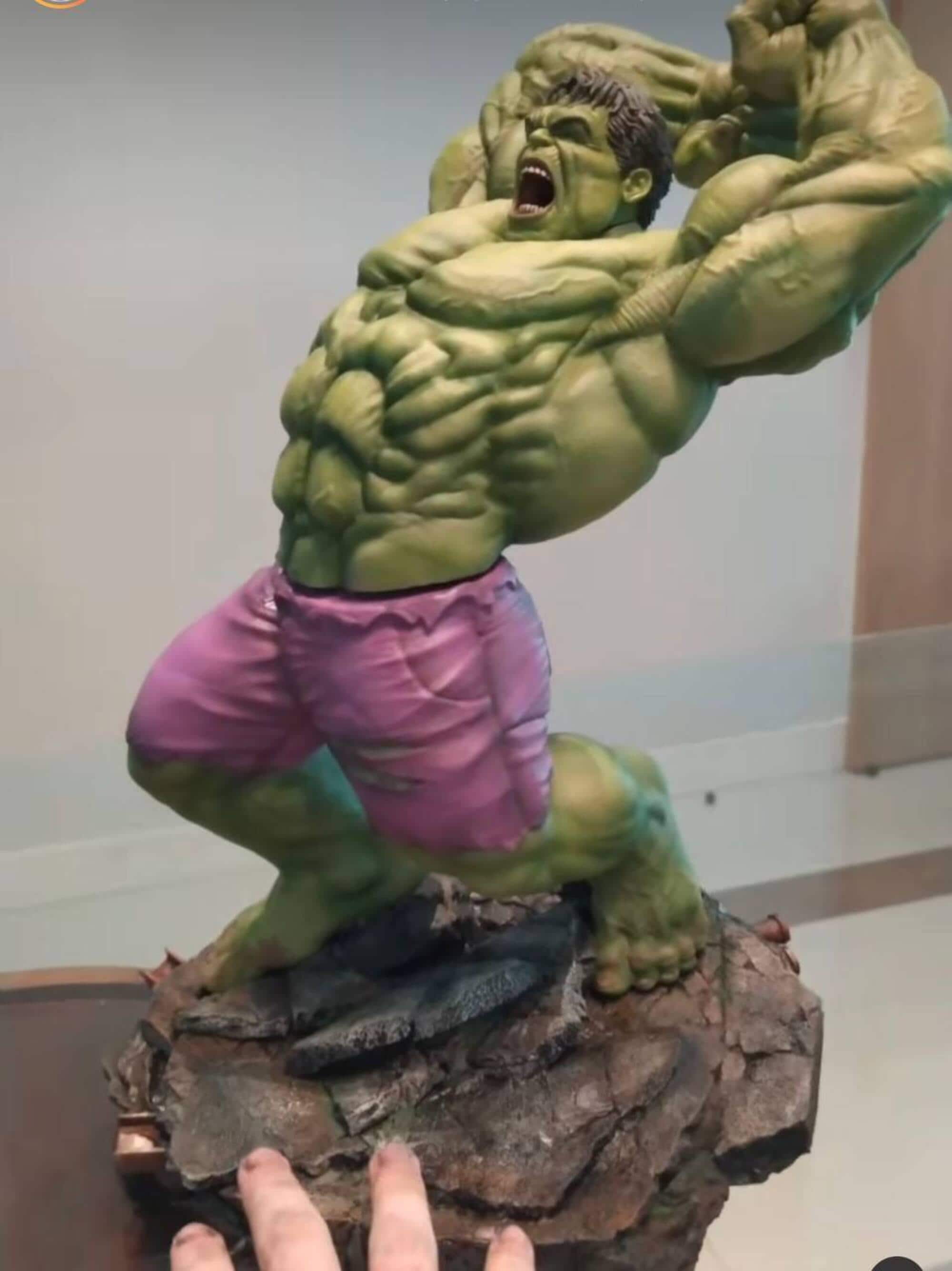 Hulk Marvel Resin Sculpture Statue Model Kit Avengers Unpainted ...