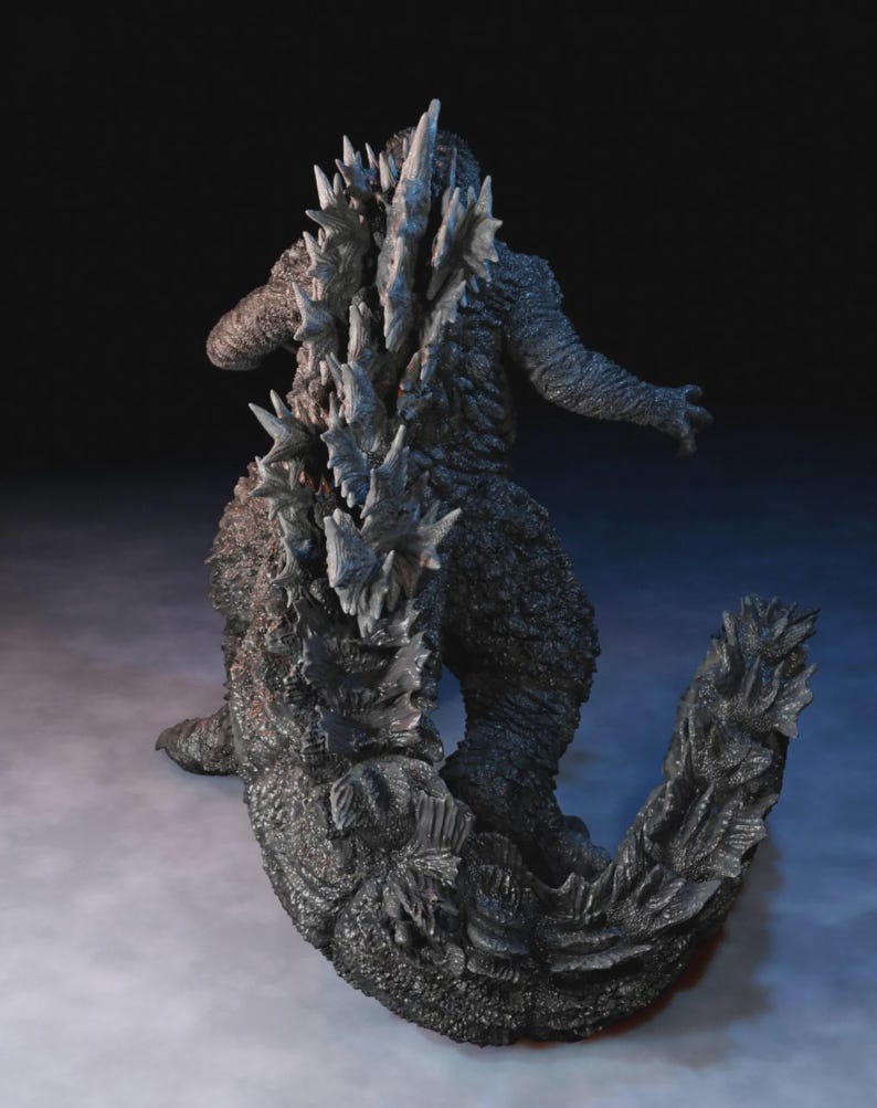 Godzilla King of Monsters Resin Sculpture Statue Model Kit Avengers ...
