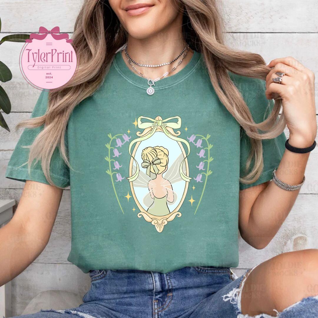 Vintage Tinkerbell Shirt, Magical Castle Baby Tee Crop Top, Tinkerbell ...