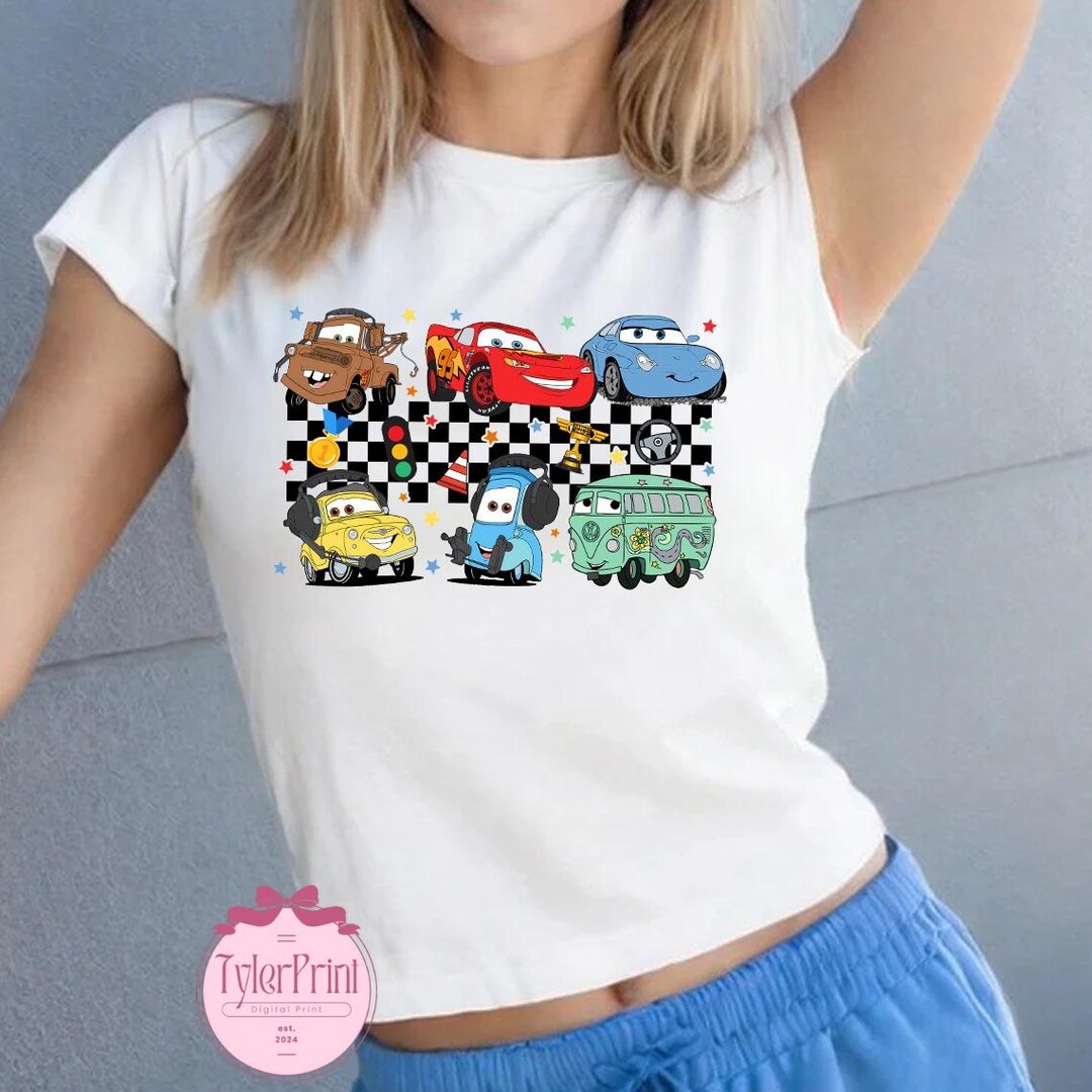 Disney Cars Baby Tee, Lightening Mcqueen Shirt, Cars Sally Shirt ...