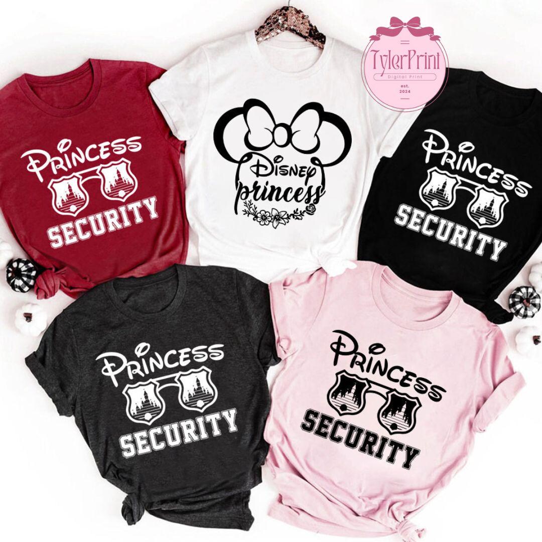 Disney Princess Shirt, Princess Security Shirt, Dad Daughter Matching ...