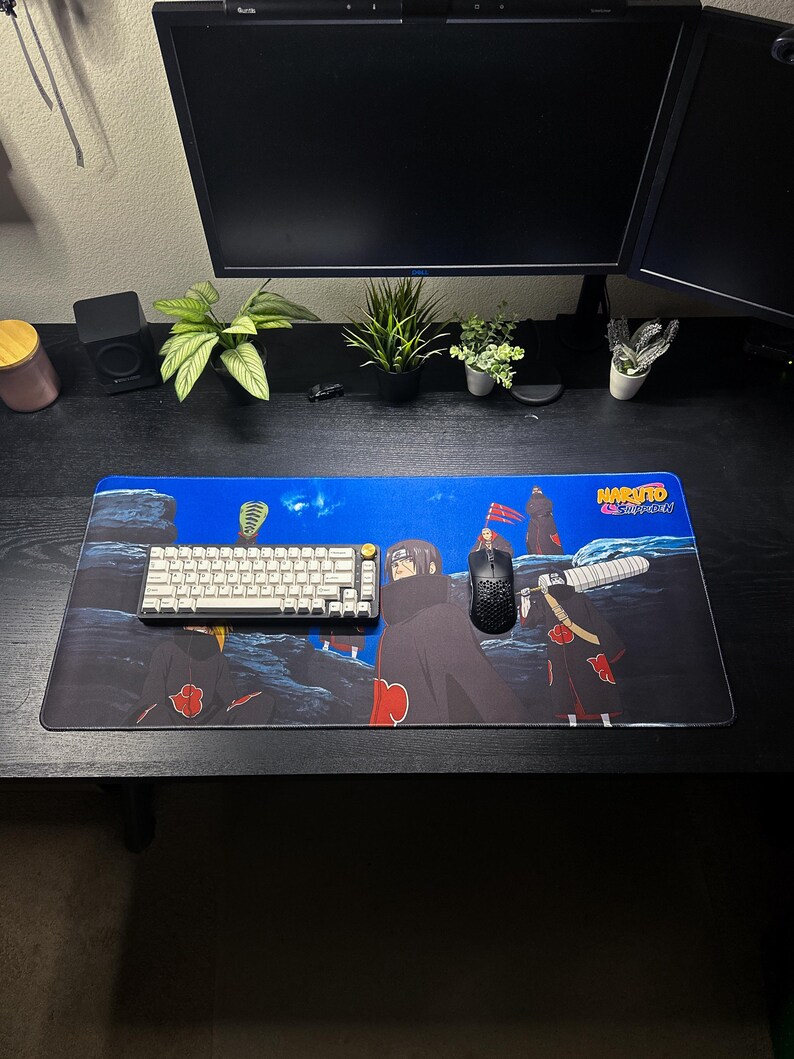 Naruto Akatsuki Desk Mat, Anime Mouse Pad, XL, Extra Large, Keyboard ...