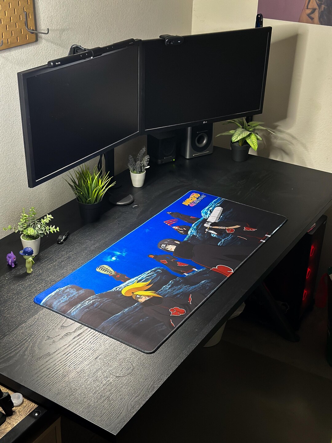 Naruto Akatsuki Desk Mat, Anime Mouse Pad, XL, Extra Large, Keyboard ...